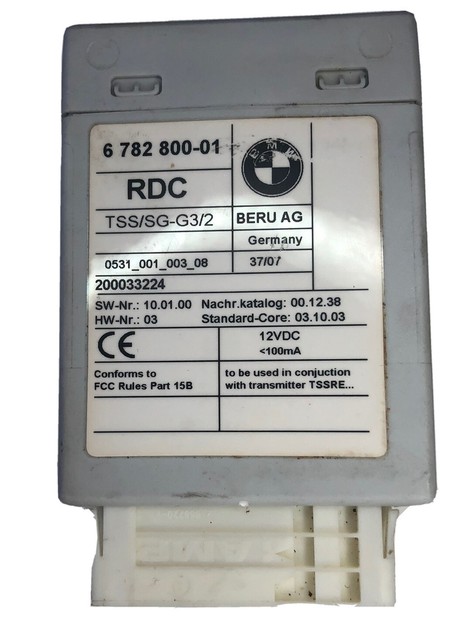 2008 BMW Tire Pressure Control Module TPMS 6782800-01 for sale online ...
