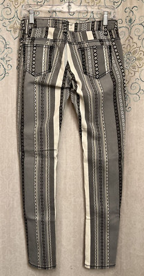 Women's Eighty-Eight Perfect Jeans Striped Print Stretch Pants Size 5 ...