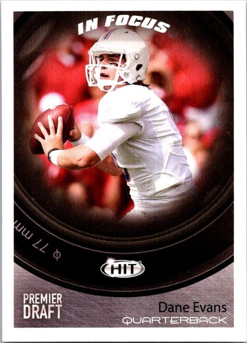 2017 SAGE HIT Dane Evans Tulsa Golden Hurricane #47 | eBay