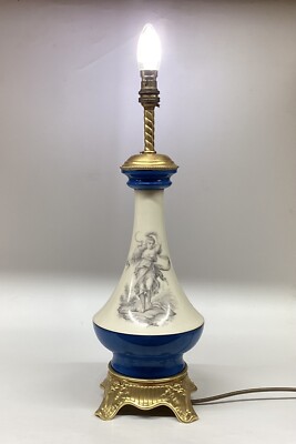 Antique French Table Lamp Converted Moderator Lamp Napoleon III | eBay UK