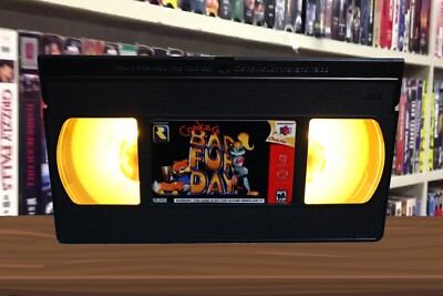 Conker's Bad Fur Day (N64) VHS Lamp + Remote | eBay