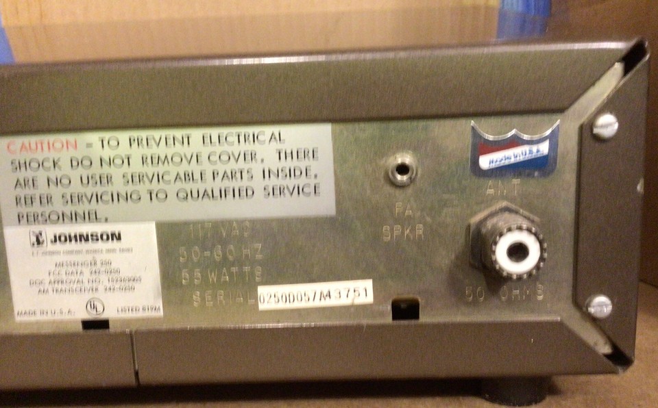 Johnson Messenger 250 23CH+ Mobile CB Radio! Nice Condition, Used/Works ...