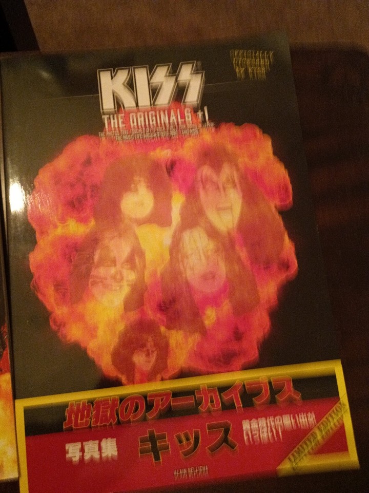 Kiss book lot 76 Destroyer music book, autobiography books, 50th ann ...