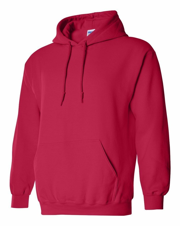 Gildan Adult Heavy Blend 50/50 Long Sleeves Pullover Hooded Sweatshirt ...