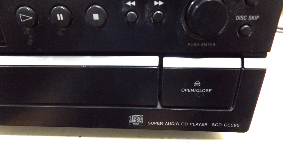 Sony SCD-CE595 5 Disc 5.1 Channel Super Audio CD Changer/Player TESTED ...