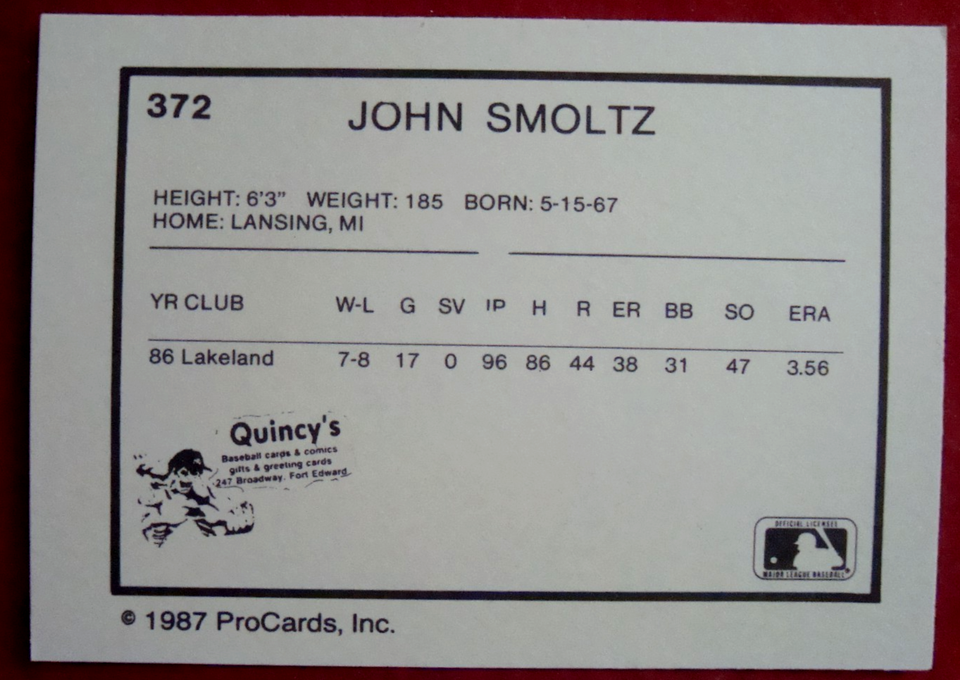1987 GLENS FALLS TIGERS MINOR LG TEAM SET (25 cards) - DETROIT - JOHN ...