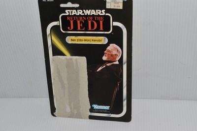 BEN KENOBI 65 BACK CARDB KENNER VINTAGE Star Wars ROTJ RETURN OF THE ...