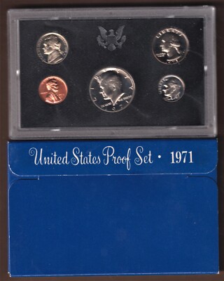 1971 United States Mint Proof Set - 5-Coins - 📈📈📈 | eBay
