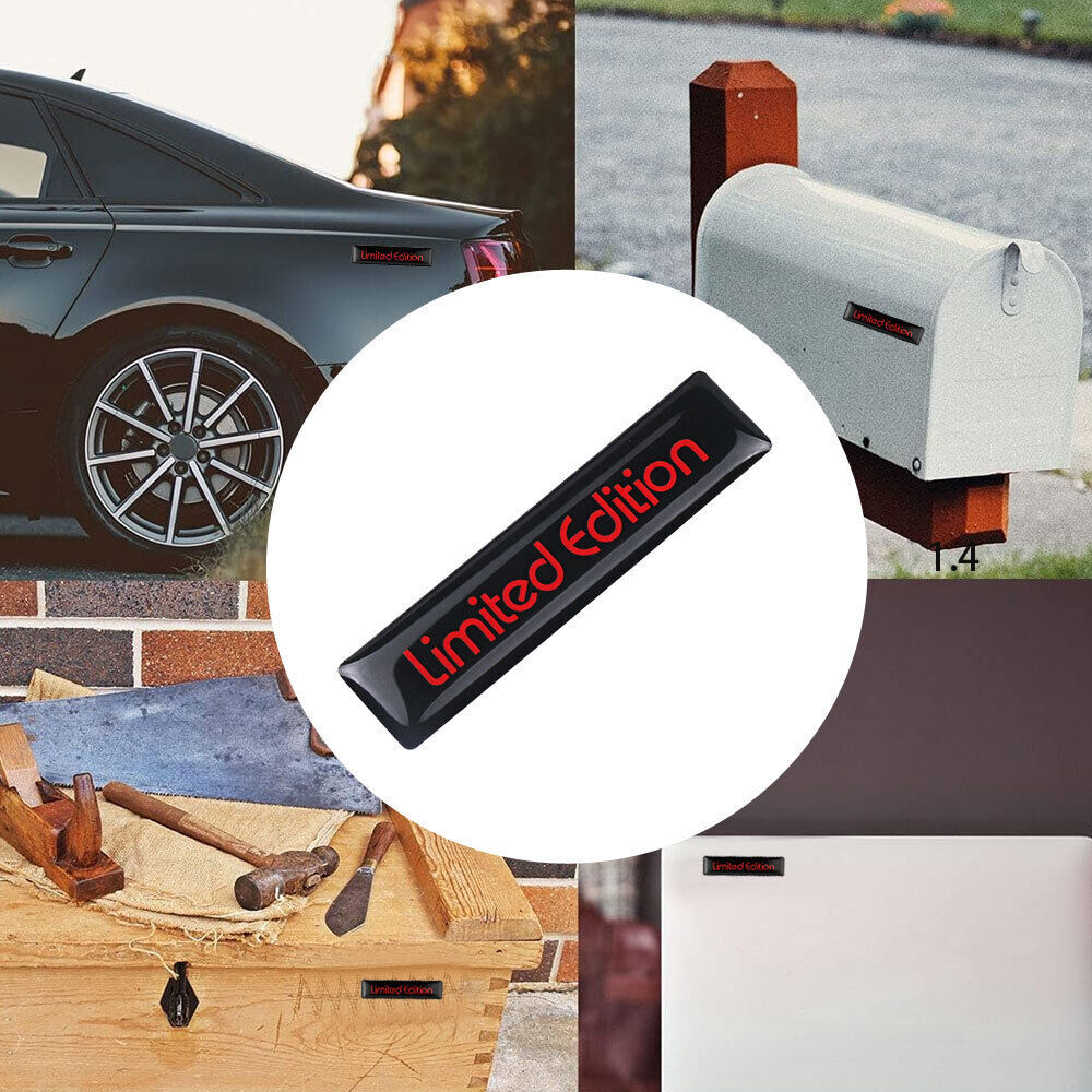 4x 3D Limited Edition Logo Car Body Sticker Emblem Badge Decal Car ...