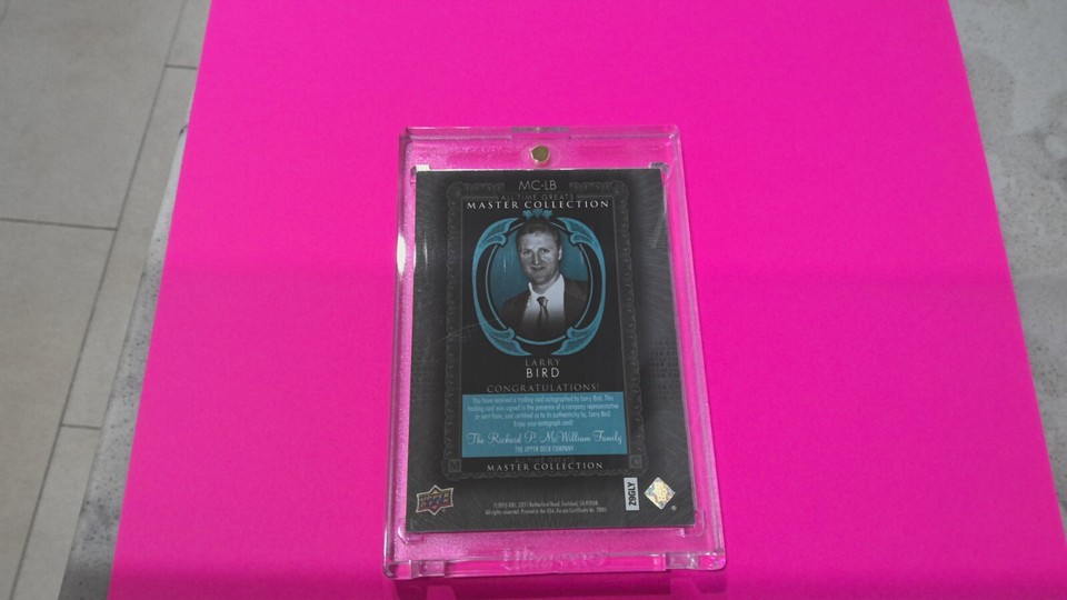 2015 UD Master Collection All Time Greats Larry Bird Auto 8/20 | eBay