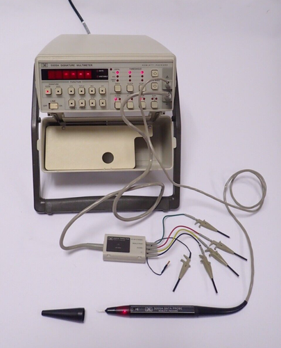 HP 5005A SIGNATURE MULTIMETER IN 100-240Vac+TIMING POD+PROBE TESTED | eBay