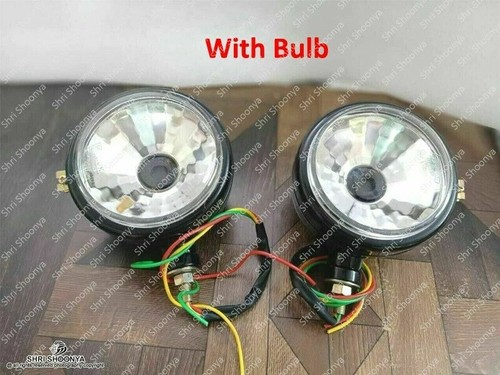 New Ford 2000 3000 4000 5000 7000 tractor headlights set / pair Black ...