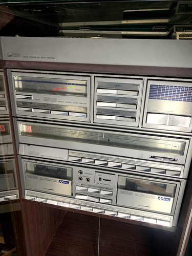 Vintage Amstrad TS-99 II Hi Fi Tower System Turntable Tuner Cassette ...