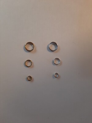 Split Ring 4mm 6mm 8mm Set 2 Colors 600 Pcs. JL97 | eBay