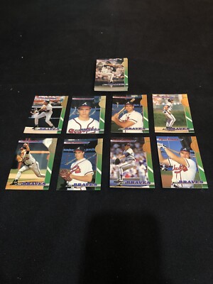 1993 Topps Baseball Team Stadium Club Atlanta Braves 30 Card Set Nm-Mt ...