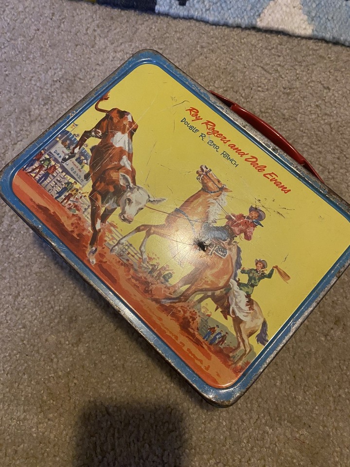 1950'S ROY ROGERS AND DALE EVANS DOUBLE R BAR RANCH LUNCH BOX | eBay