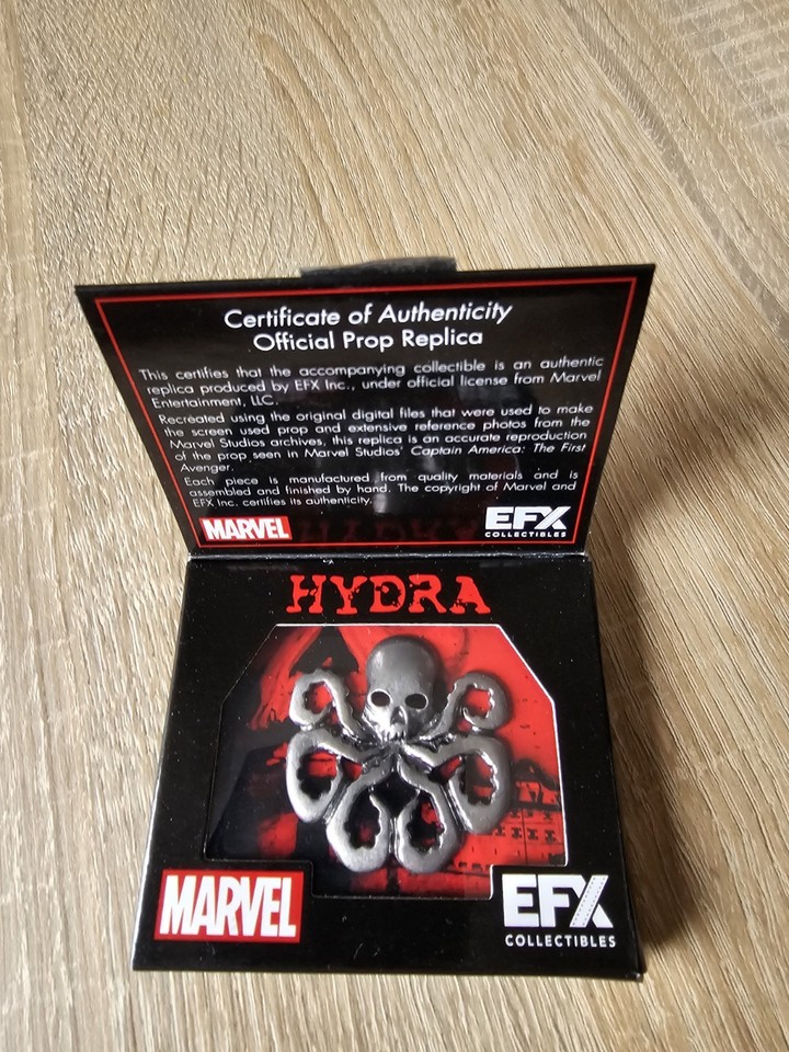 Captain America: The First Avenger Hydra Pin Lootcrate EFX Collectibles ...