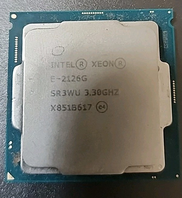 INTEL XEON E-2126G 3.3 GHz 6-CORE CPU SR3WU CM8068403380219 | eBay