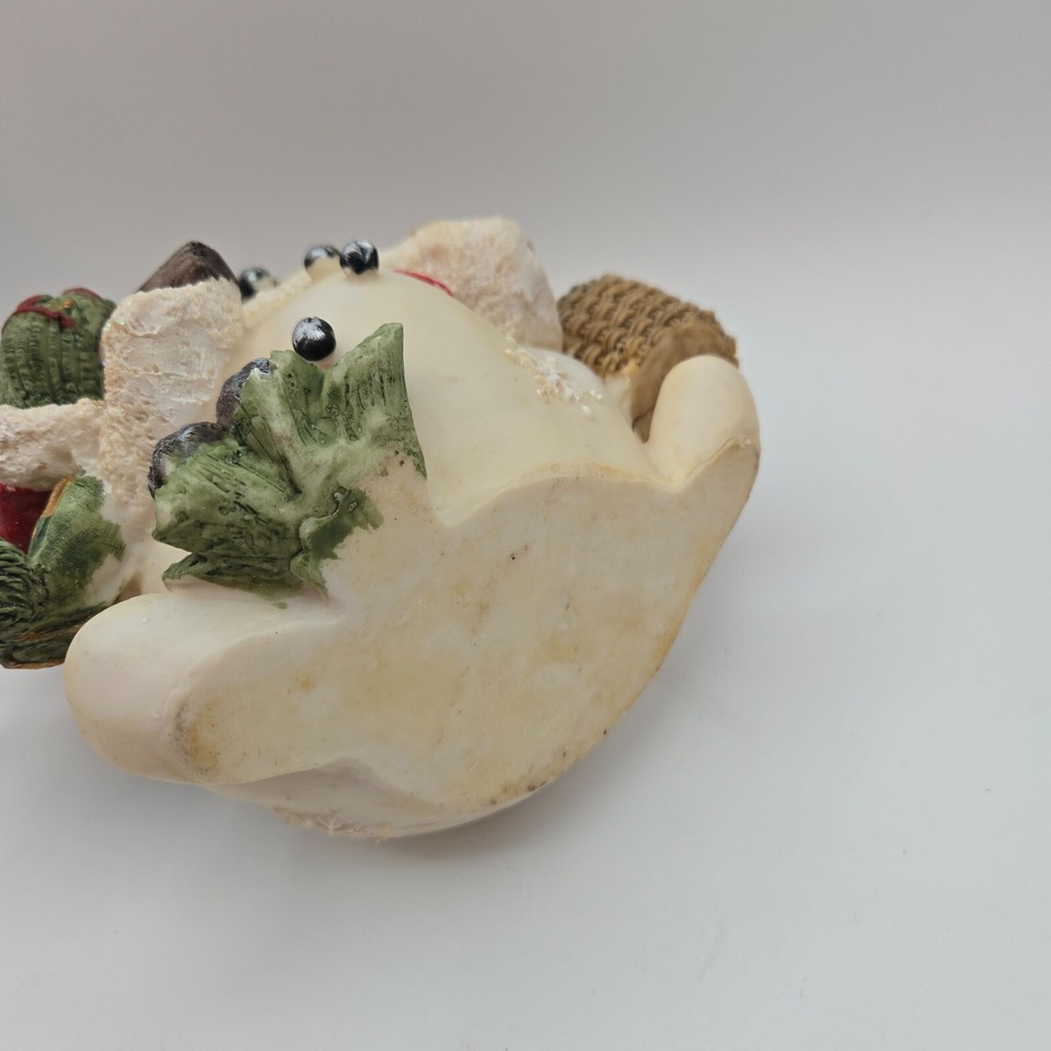 Vintage Don Mechanic Snowman Figurine Happy Snowman Shovel Christmas | eBay