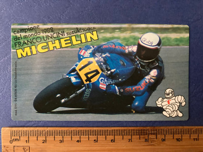 Franco Uncini Suzuki 500 michelin moto world champion 1982 aufkleber ...