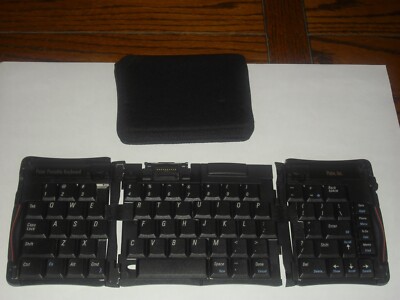 Palm Pilot V Portable Folding Keyboard with Case | eBay