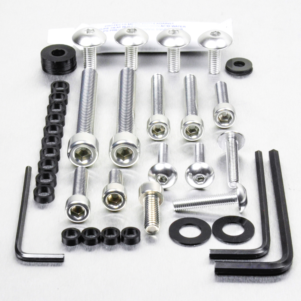 Screws Kit Fairing Aluminum CB1300 03+ Silver | eBay