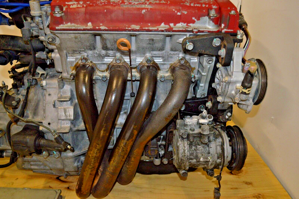 HONDA CIVIC B16B TYPE R ENGINE 1.6L DOHC VTEC MOTOR 5-SP LSD TRANS JDM ...