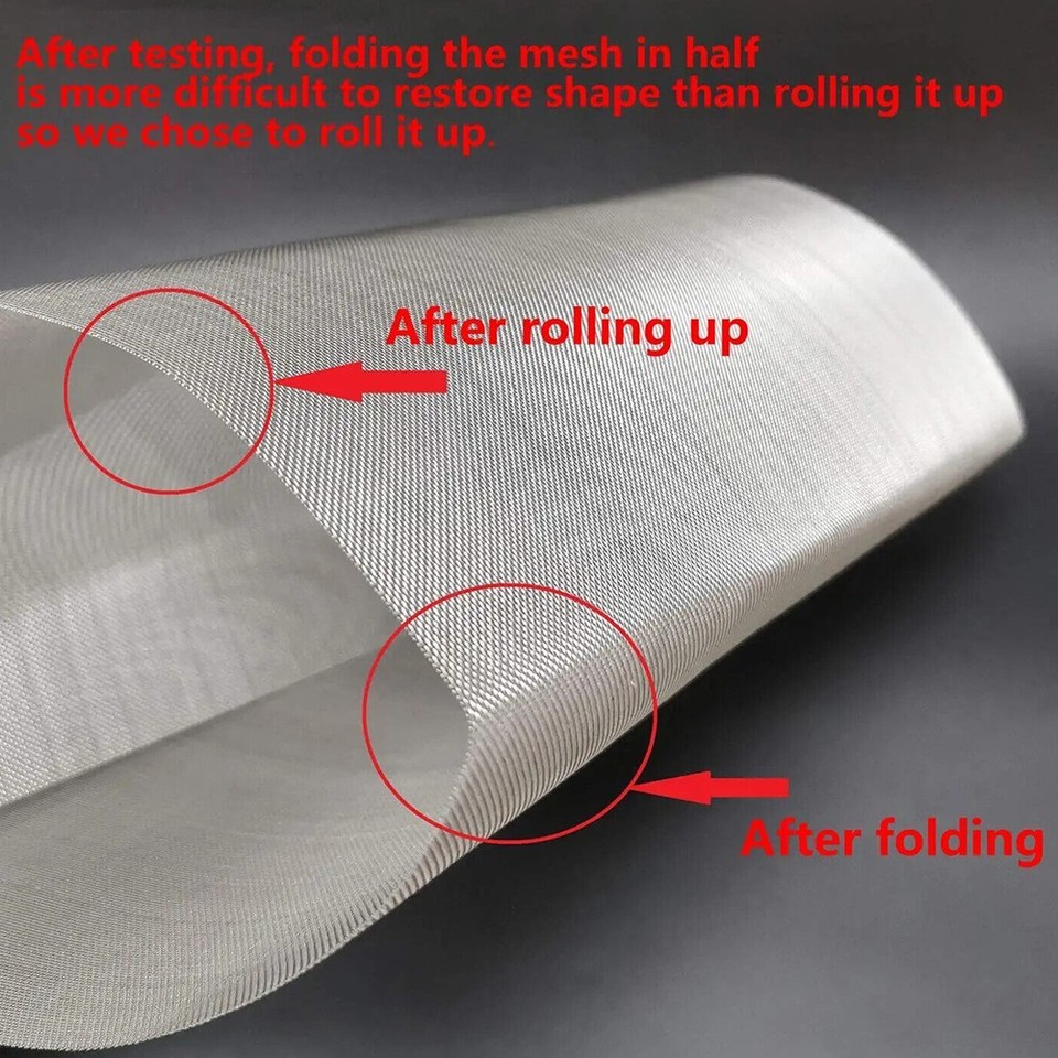 Stainless-Steel Woven Wire-Mesh Roll Metal Mesh Sheet Screen Mesh 20 ...