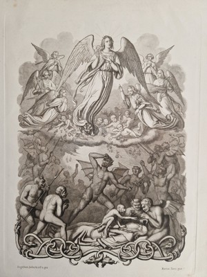 Seibertz, Engelbert Illustration for Goethe's Faust original steel ...