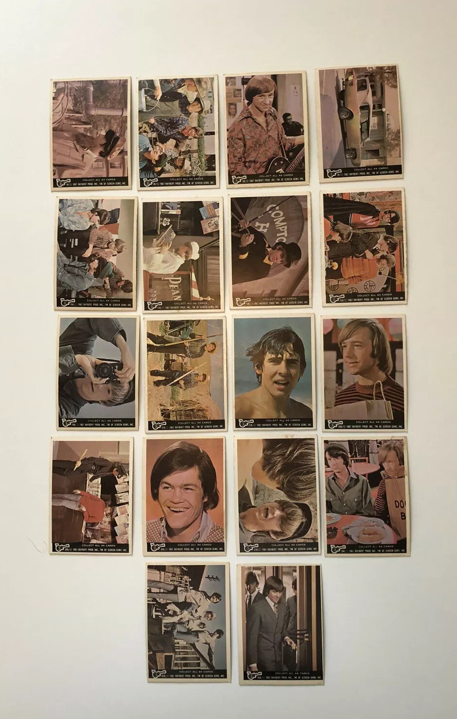 Vintage 1966 “The Monkees (TV) Trading Cards - Set of 25 - Original ...