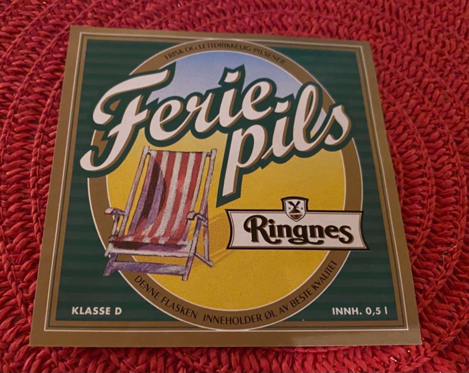 NORWAY BEER LABELS - RINGNES HOLIDAY BEER BEER LABEL | eBay