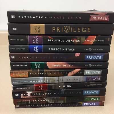 Lot 12 KATE BRIAN books (PB) Private Novel Series Privilege Revelation ...
