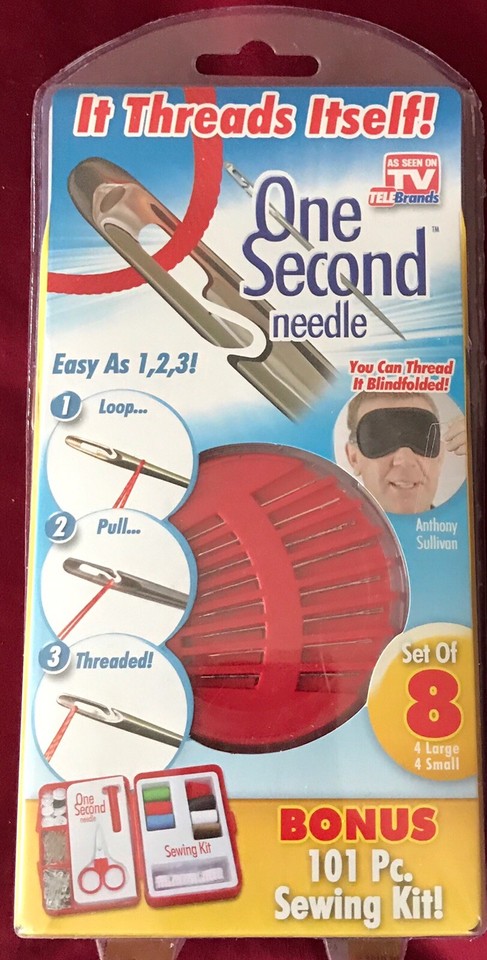 New One Second Needle “It Threads Itself!” As Seen On TV | eBay