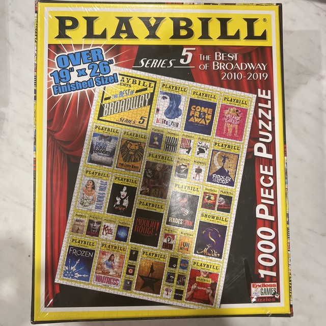 Endless Games Playbill Broadway Cover Jigsaw Puzzle - 1000 Piece for ...