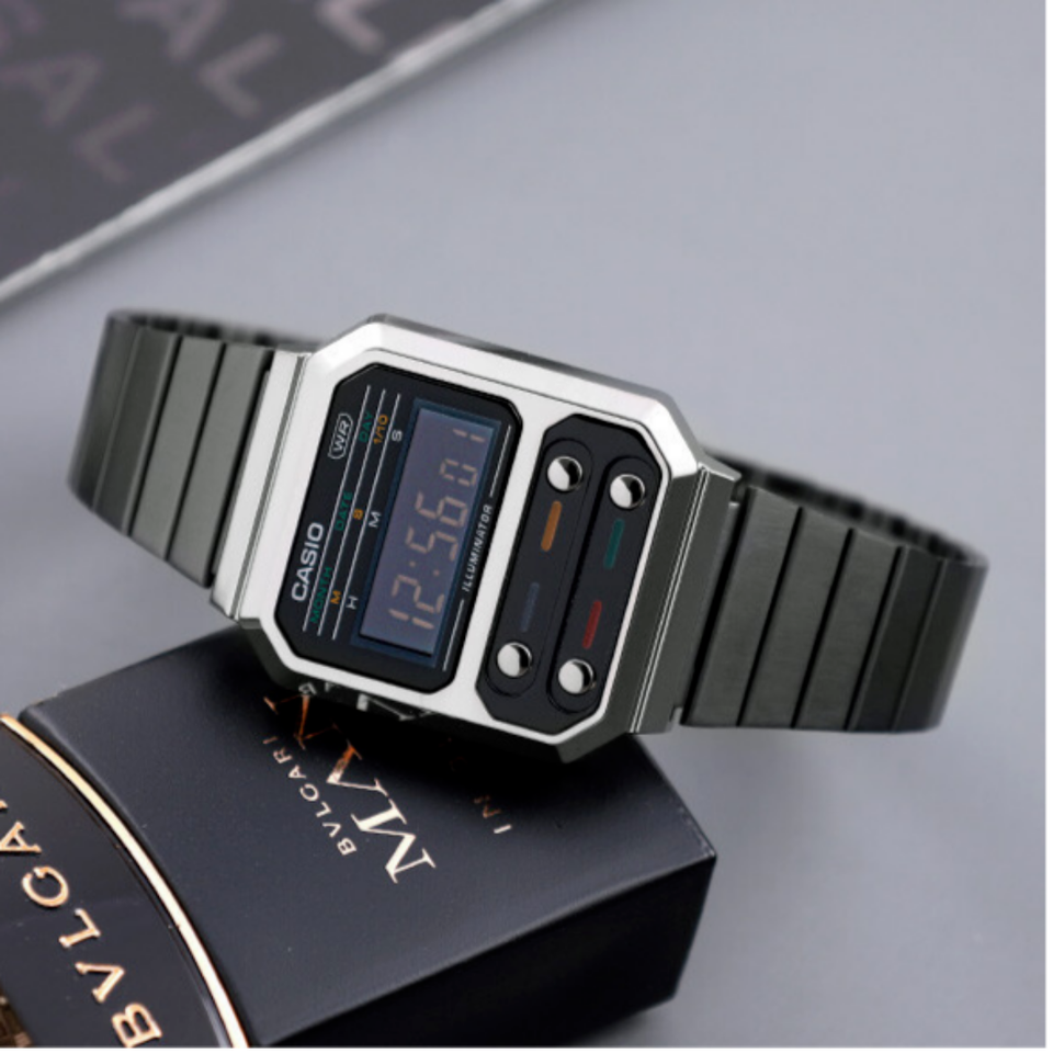 CASIO Vintage Retro Wrist Watch A100WEGG-1A Classic Elegance Modern ...