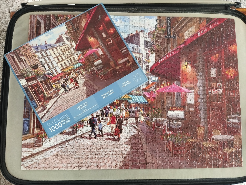 2 X JIGSAW PUZZLES - 1 X 500 PIECE RAVENSBURGER, 1 X 1000 PIECE WHSMITH ...