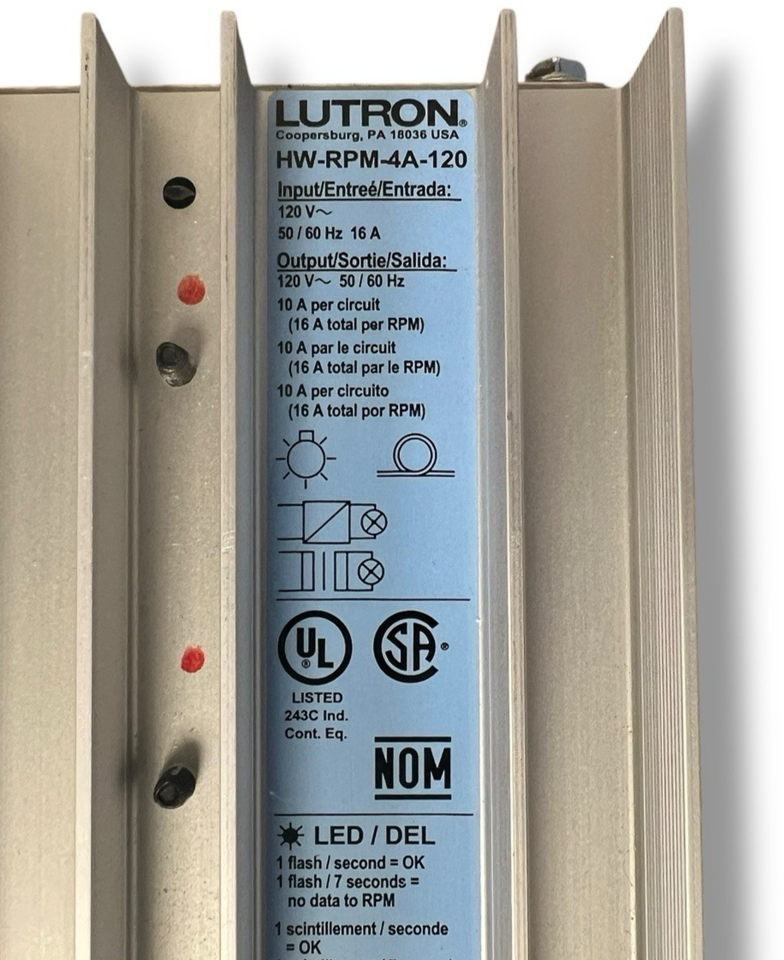 (12) Lutron HomeWorks HW-RPM-4A-120 Adaptive Phase Module - TESTED!! | eBay