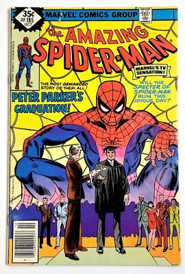 AMAZING SPIDER-MAN # 185 - (1973) MARVEL COMICS - PETER PARKER'S ...