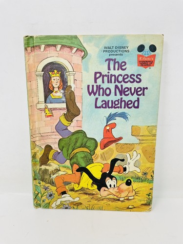 Walt Disney The Princess Who Never Laughed Hardcover Book Vintage ...