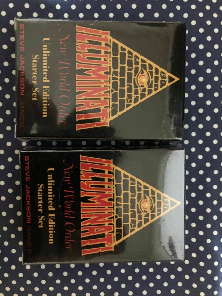 STARTER SET UnLIMITED 1995 Illuminati INWO Card Game New World Order ...