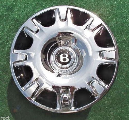 Factory Bentley CONTINENTAL Center Cap Flying Spur Genuine OEM Chrome ...