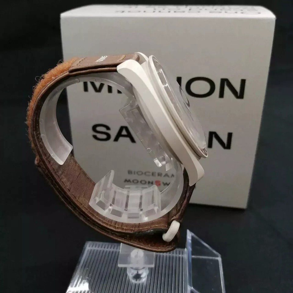 Swatch x Omega Moonswatch Mission To Saturn Watch - With Box | eBay