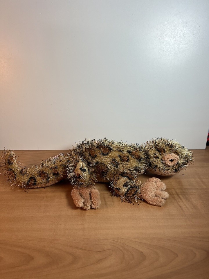 Ganz Webkinz Leopard Lizard Plush 14" Stuffed Animal Toy #HM198 NO CODE ...