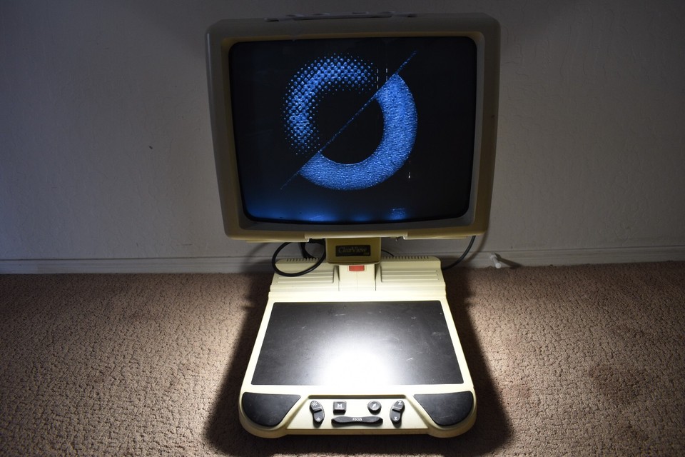 Optelec ClearView 300 Black & White 17" CRT Low-Vision Magnifier ...