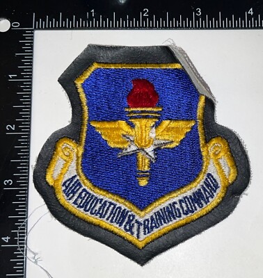 USAF US Air Force Air Education & Training Command Leather Edge A-2 Patch | eBay