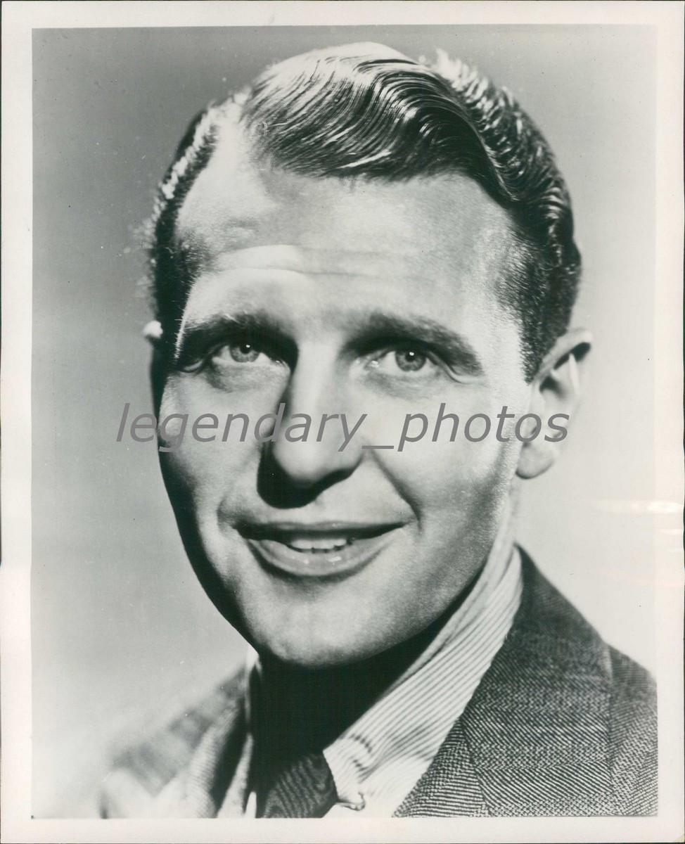Ralph Bellamy Actor 1953 Press Photo Actor Ralph Bellamy On "Man