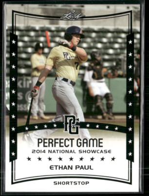 Ethan Paul 2014 Leaf Perfect Game #108 | eBay
