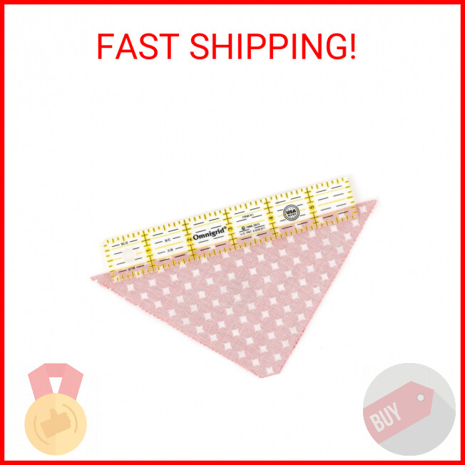 Omnigrid 1 x 6, Clear Quilting and Sewing R1 1 6-Inch Ruler, 1" x 6 ...