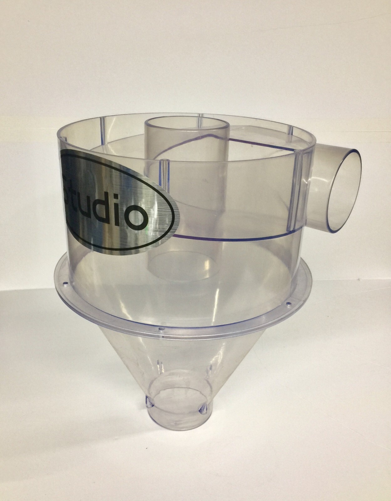 High Efficiency Clear view Cyclone Dust Collector 4 Inches Air In/out ...