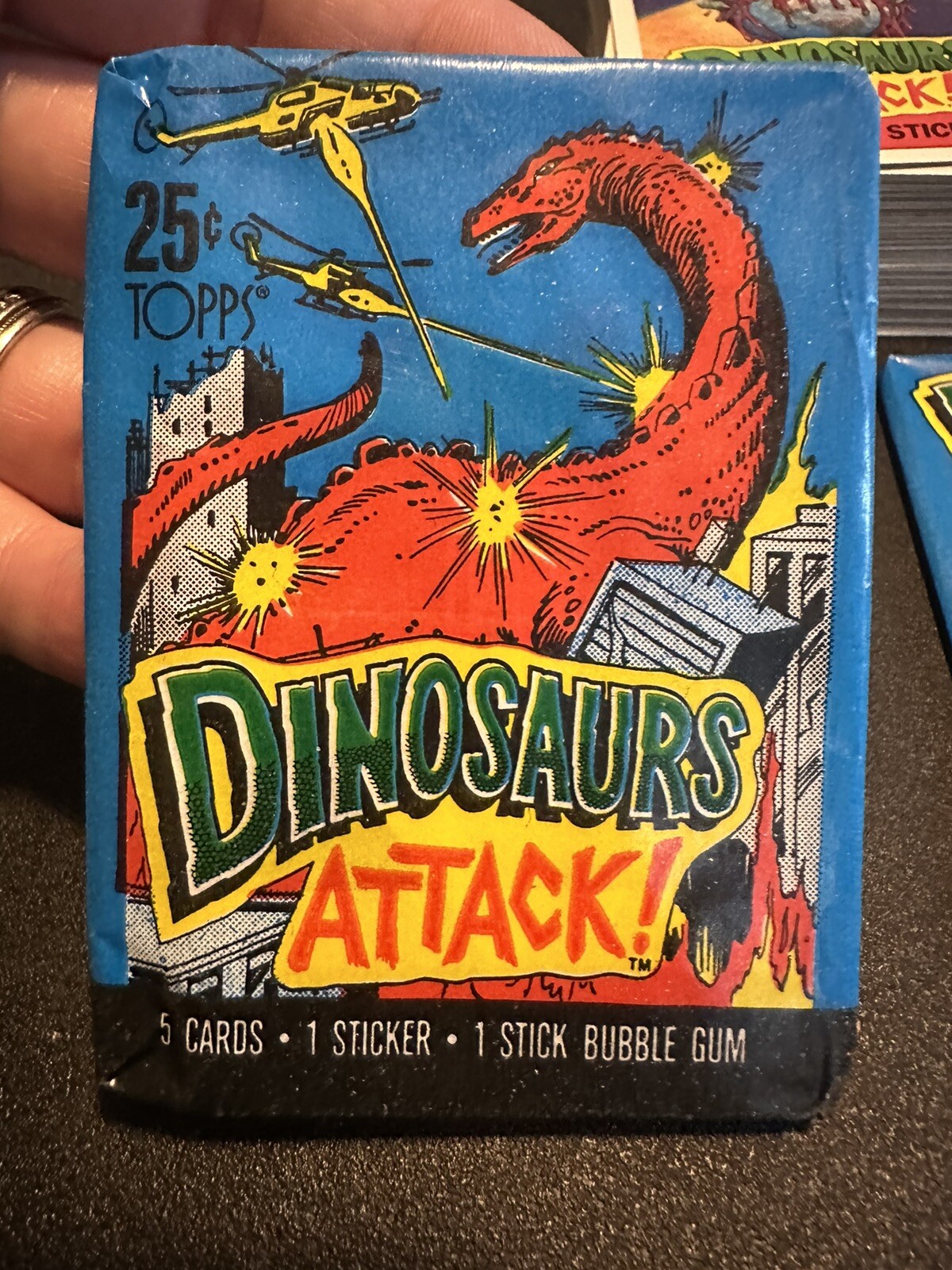 1988 Tops Dinosaurs Attack Cards 1-55 Base Set Complete 1-11 Stickers 3 ...